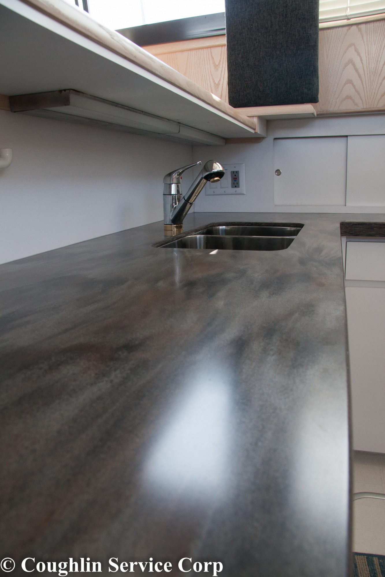 Corian® Sorrel installation in Yacht